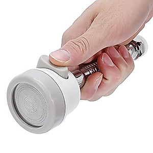 Walfront Kitchen Faucet, 360° Rotatable Faucet Sprayer Head, Kitchen Sink Faucet with 3 Modes Adjustment for Kitchen Bathroom Garden(G1/2), Shower Head