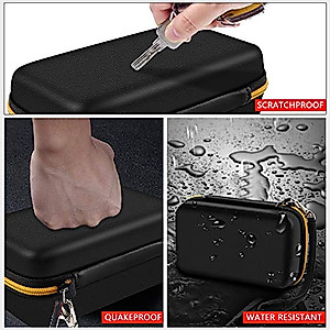 Comecase Hard Case for Fluke 117/115/116 Electricians True RMS Digital Multimeter, Protective Carrying Storage Bag with Accessories Mesh Pocket