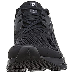 ON Running Cloudstratus Womens' Sneakers, All Black, 8
