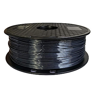 CC3D Silk Black PLA Filament 1.75mm 1KG 3D Printing Filament Silky Black PLA Gloss Shiny Metallic PLA Black 3D Printer Material FDM 3D Printer