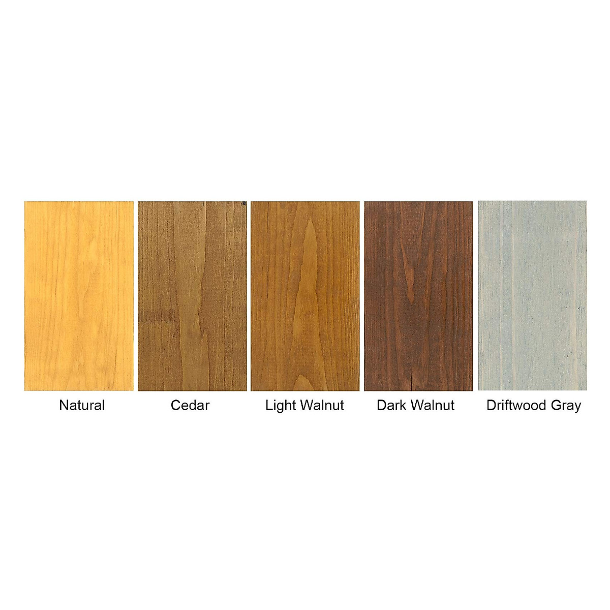 #1 Deck Premium Semi-Transparent Outdoor Wood Stain and Sealer in One - Water Based Wood Stain for Decks, Fences, & Siding - 1 Gallon (Light Walnut)