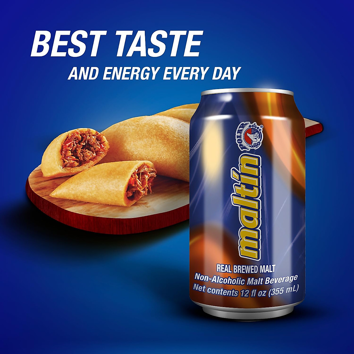 Maltin Polar Non-Alcoholic Malt Beverage – Natural Cane Sugar Drink (6-Pack)