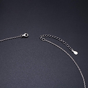DAOCHONG S925 Sterling Silver Double Chain Bead Star Layered Necklace for Women Christmas Graduation Gift Y2K Jewelry (Layered Star)