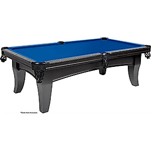 Granito Basalt Cloth - 18 Color Variations - for 7, 8, 8.5, 9, 10 Foot Tables (Tournament Blue, 8' Std Precut - Inside Table Dimensions 44" x 88')