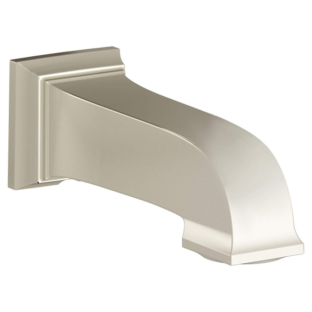 American Standard 8888110.013 Town Square S Slip-On Non-Diverter Tub Spout, Polished Nickel