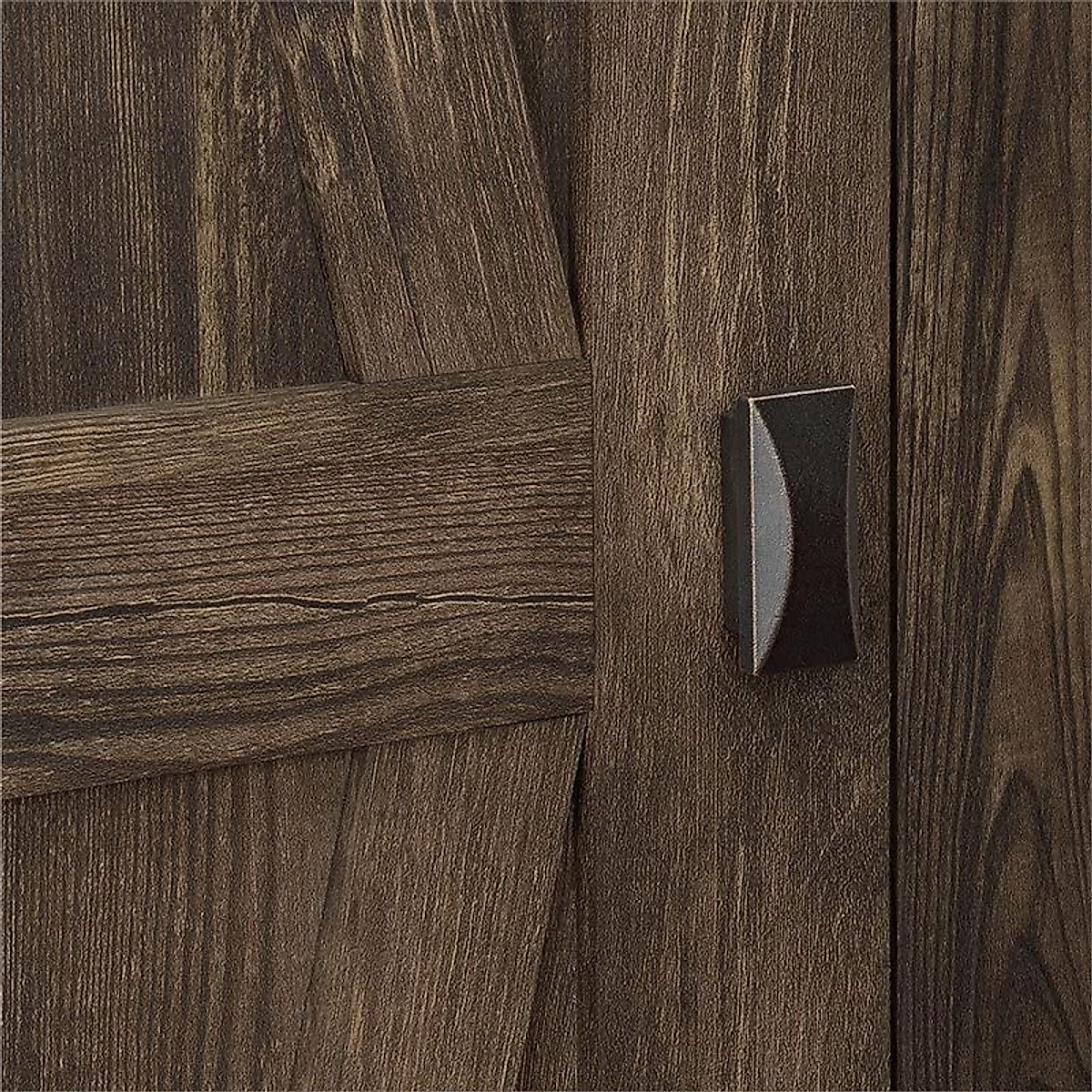 Ameriwood Home Farmington Wide Storage Cabinet, 30", Rustic