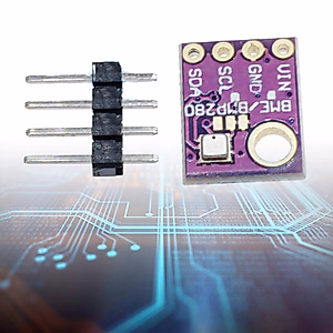 Comimark 2Pcs Breakout Temperature Humidity Barometric Pressure BME280 Digital Sensor Module for Arduino