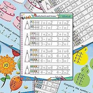 Premium Edition 11x8.5 Inch Large Magic Practice Copybook for Kids 4 Pack, Magical Handwriting Workbooks, Tracing Letters Numbers and Kindergarten Sight Words for Kids Ages 3-5, (4pc+2 pens)