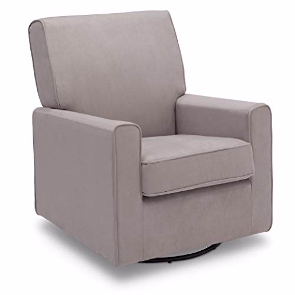Delta Children Ava Nursery Glider Swivel Rocker Chair, Dove Grey
