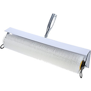 YaeTek Spiked Screeding Compound Roller, 19"x 1" Inch Remove Bubble Smooth Level Screed Surface Flooring Latex Self Levelling Spiked Compound Screed Floor Roller