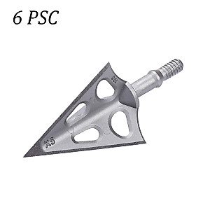 JIANZD Archery Broadheads 100 Grain Fixed Blades Stainless Steel Hunting Broadheads for Crossbow Recurve Bow and Compound Bow