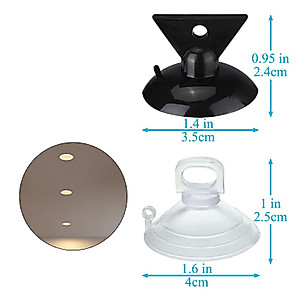 BRBASAP Gu10 Bulb Removal Tool 239 2 Size Light Bulb Changer Suction Cup Remover Set MR16 GU10 Lamps Changer Head for Halogen LED Mini Track Lights Remove Kit Recessed Lights (Black White 6PCS)