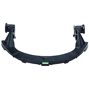 MSA 10154604 V-Gard Frame - General Purpose Applications, Fits Full-Brim Hard Hats, Black, Polybutylene Terephthalate (PBT), Compatible with Replaceable Debris Control Attachment, Durable & Reusable