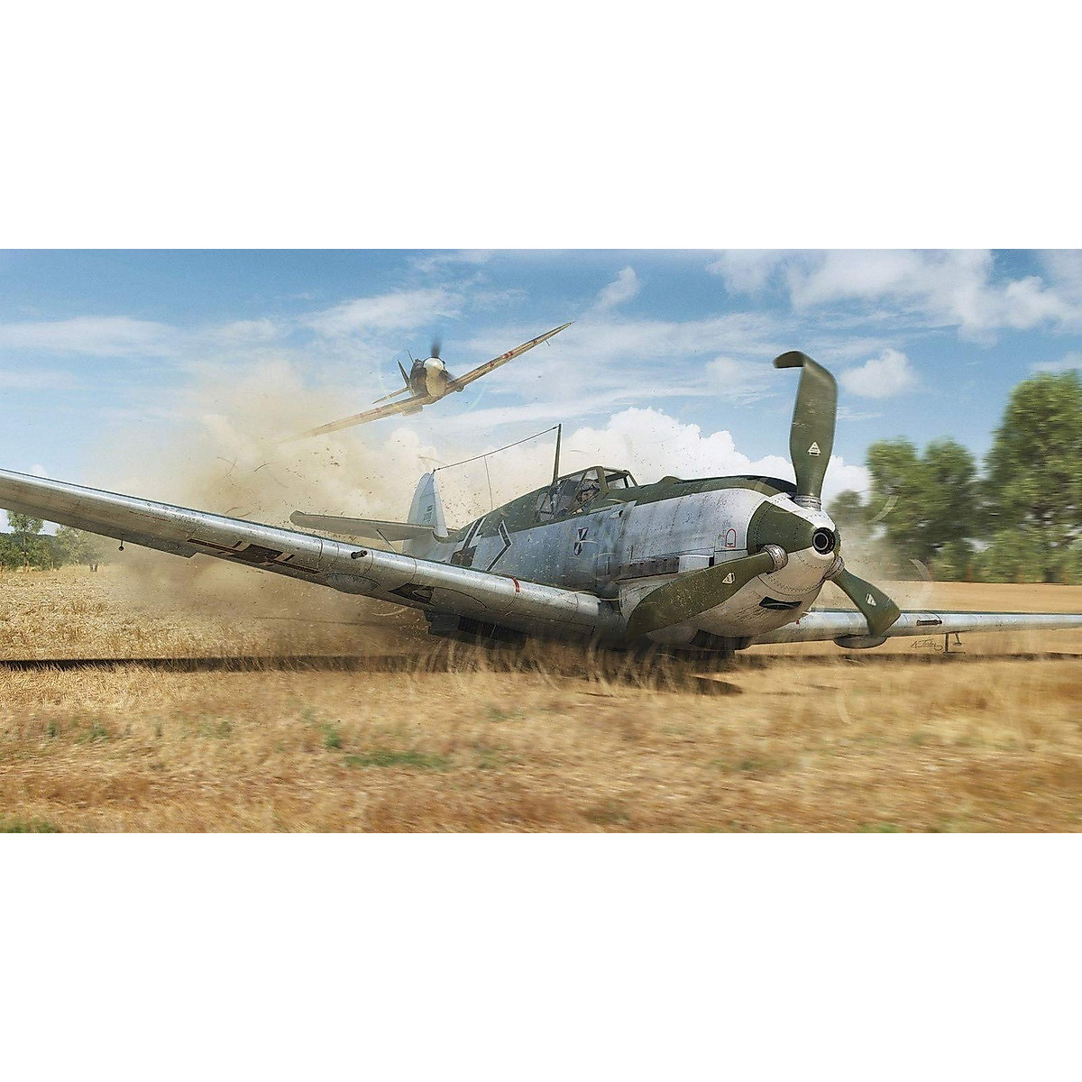 Airfix Quickbuild Messerschmitt Bf109E-4 / E-1 1:48 Military Aviation Plastic Model Kit A05120B, Multicolor