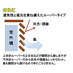 Living Out Aluminum Outdoor Unit Cover with Shelf - Dark Brown, Body Depth 15.2 inches (38.3 cm), Body Height 43.2 inches (109.5 cm), Body Width 35.4 inches (90 cm)