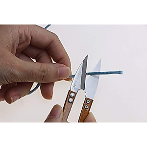 PENTA ANGEL 4.1inch Sewing Scissors Yarn Thread Scissors Mini Small Snips Trimming Nipper - Great for Stitch,DIY Supplies (3PCS, Multicolor)