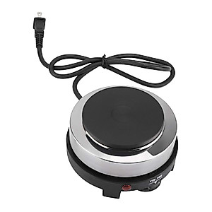 Electric Mini Stove Portable 500W Electric Mini Stove Hot Plate Multifunction Home Heater (US Plug 110V)