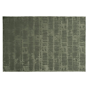 Revival Rugs Shell 5'3"x7'10" Washable Area Rug for Living Room Bedroom - 100% Recycled Oeko-TEX Certified, Medium Pile, Green