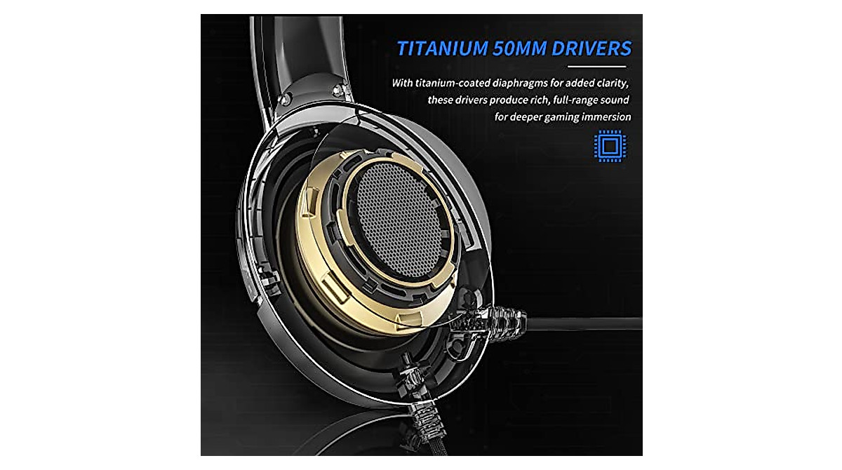 BINNUNE Wireless Gaming Headset - 40 Hours Playtime