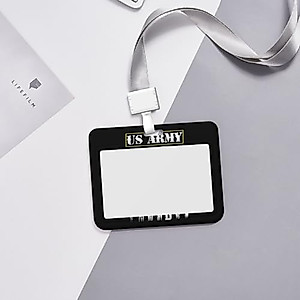 Army Retired Flag Durable Hanging Rope Card Badge Holder Suitable All Occasions1