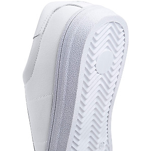 Jousen Men's Casual Shoes White Sneakers for Men Memory Foam White Shoes Soft Fashion Sneaker (AMY872 All White 8)