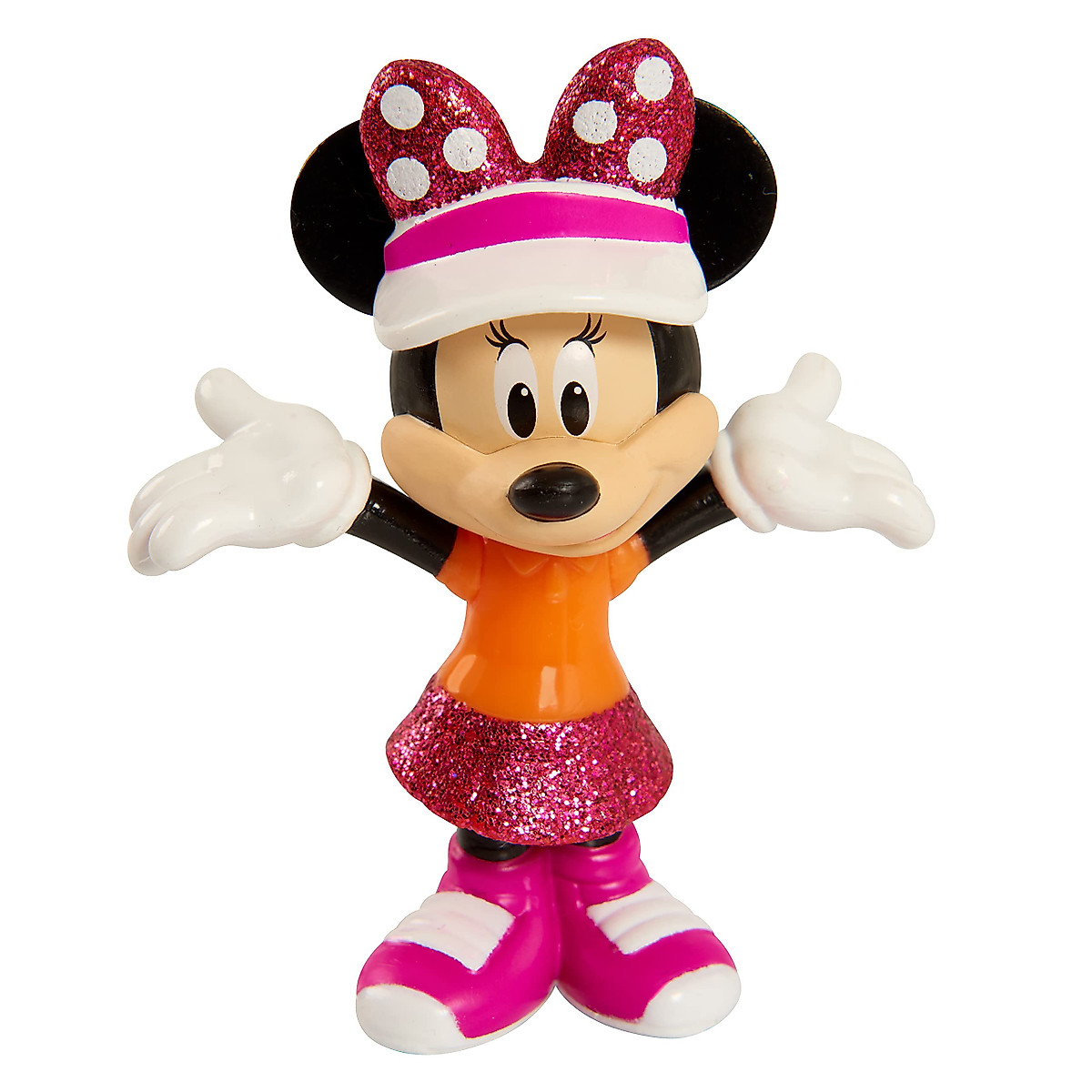 Disney Junior Minnie Mouse 3-inch Collectible Figure Set, 5 Piece Set, Officially Licensed Kids Toys for Ages 3 Up by Just Play