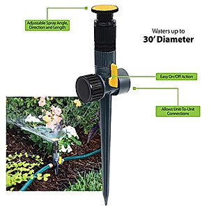 65185AMZ Melnor MUL Adjustable Spike Sprinkler 3PK