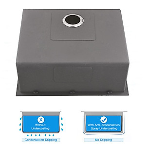 30 Inch Drop In Kitchen Sink Black - 30 x 22 inch Drop-in or Topmount Kitchen Sink 16 Gauge Handmade Deep Topmount Kitchen Sink Single Bowl