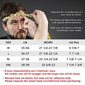 German Style Motorcycle Helmet, Thin Skull Cap Half Helmet for Adult Men Women, Novelty DOT Half Shell Helmet, Retro Half Face Helmet for Cruiser Scooter Chopper, DOT Approved (Matte Black, Large)