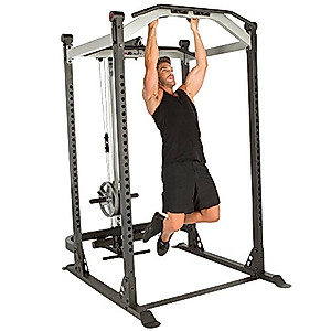 Fitness Reality X-Class Light Commercial Squat Rack Power Cage with Adjustable Dip Bars| Optional Lat Pulldown |