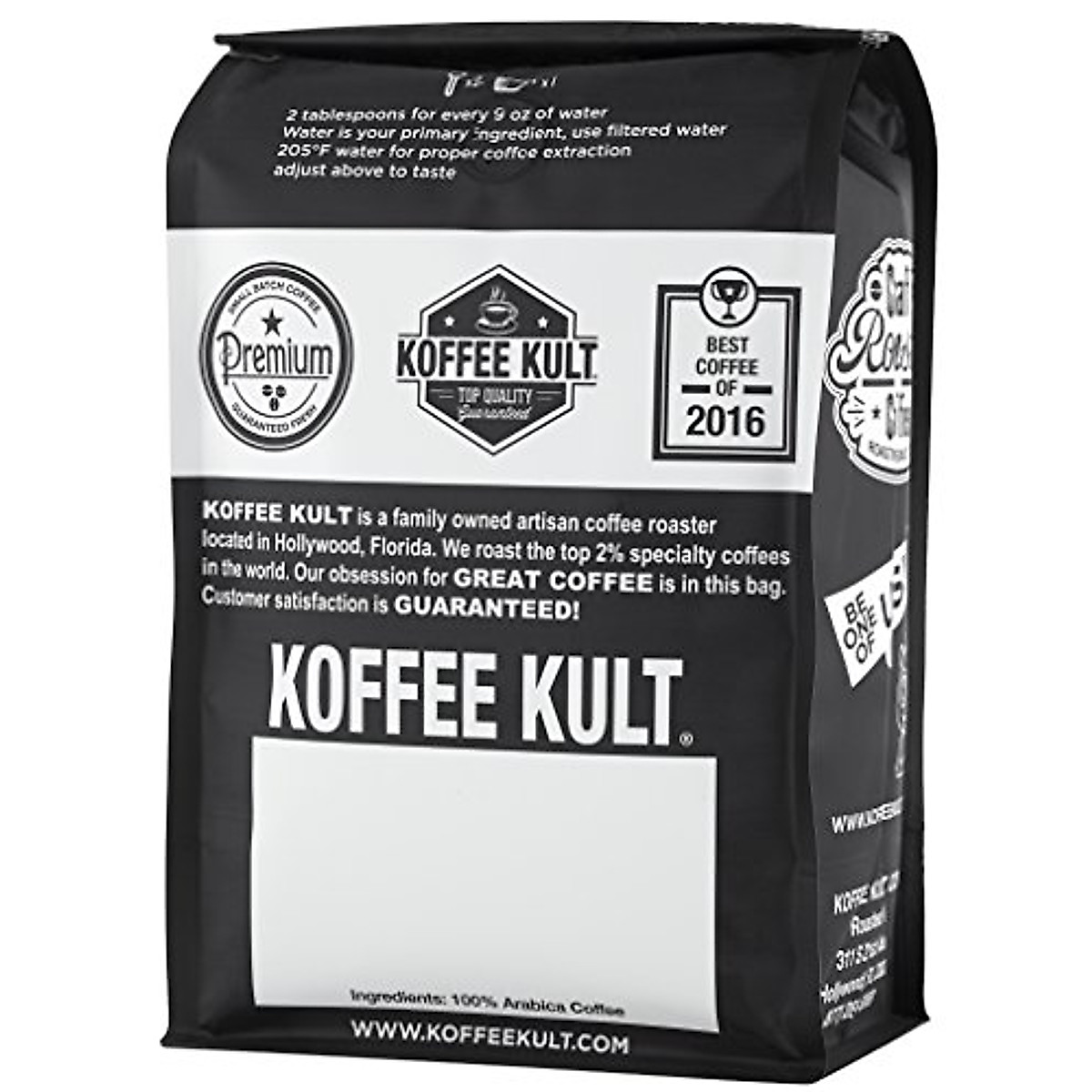 Koffee Kult Koffee Kult Medium Roast Smooth and Flavorful Medium Roast Coffee Beans- Perfect for a Relaxing Cup Anytime (Medium Roast, 32oz)