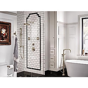 Moen Round Brushed Nickel Drop Ell, Handheld Shower Hose Wall Connector with Standard 1/2-Inch IPS, A725BN