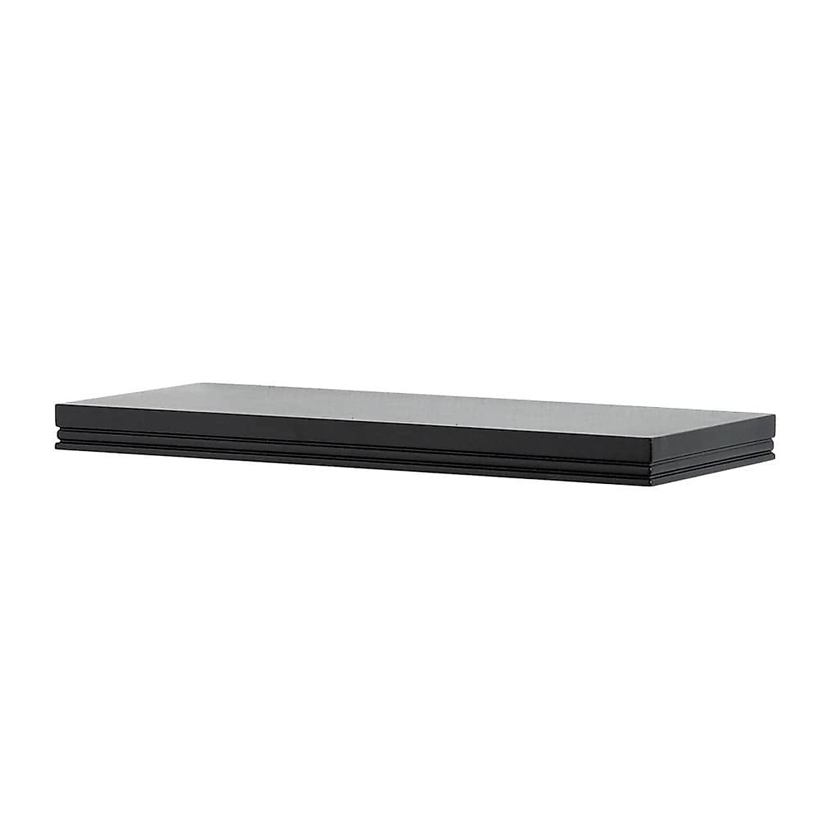 InPlace Shelving 0191436 Warwick Floating Wall Mountable Shelf with Invisible Bracket, Black, 36-Inch Wide by 8-Inch Deep by 1.25-Inch High