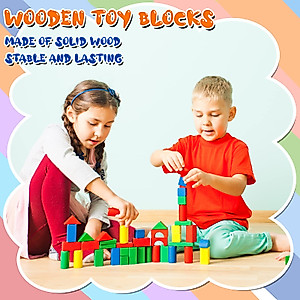 70 Pcs Wood Geometric Solids, Mini 3D Shapes for Teaching, Classroom Manipulatives for Elementary School, Geometric Shapes 3D Shape Blocks for Kids Geometry Math Kindergarten Preschool Learning