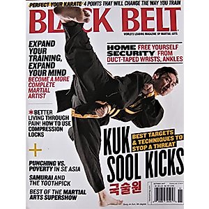 October/November 2017 Black Belt Magazine kuk Sool Won Sung Jin Suh