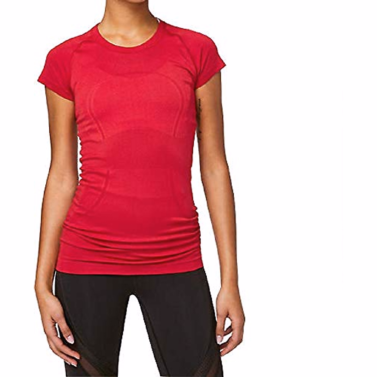 Lululemon Swiftly Tech Short Sleeve Crew (Dark Red, 6)