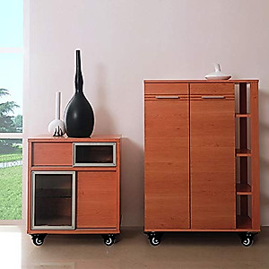 Caster Wheels, 2 inch Casters, Casters Set of 4 Heavy Duty - CLOATFET Locking Casters, Swivel Casters with Brake (Top Plate), Non Marking Black Castor Wheels for Cart Furniture Workbench