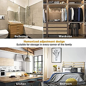 GGMOVE Hanging Mesh Shower Caddy College with Hooks, Bath Baskets Organizer Storage with 4 Pockets for College Dorm Rooms, Gym, Swimming and Travel (Black)