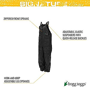 FROGG TOGGS Men's Classic Pro Advantage Waterproof Breathable Bib