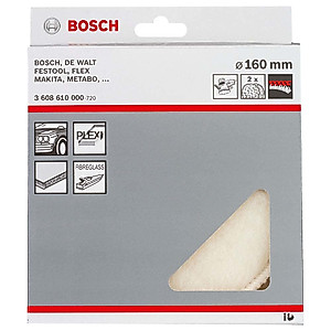 Bosch 3608610000 Lambswool Bonnent, 160mm, 195cm x 16.5cm x 4cm, Blue