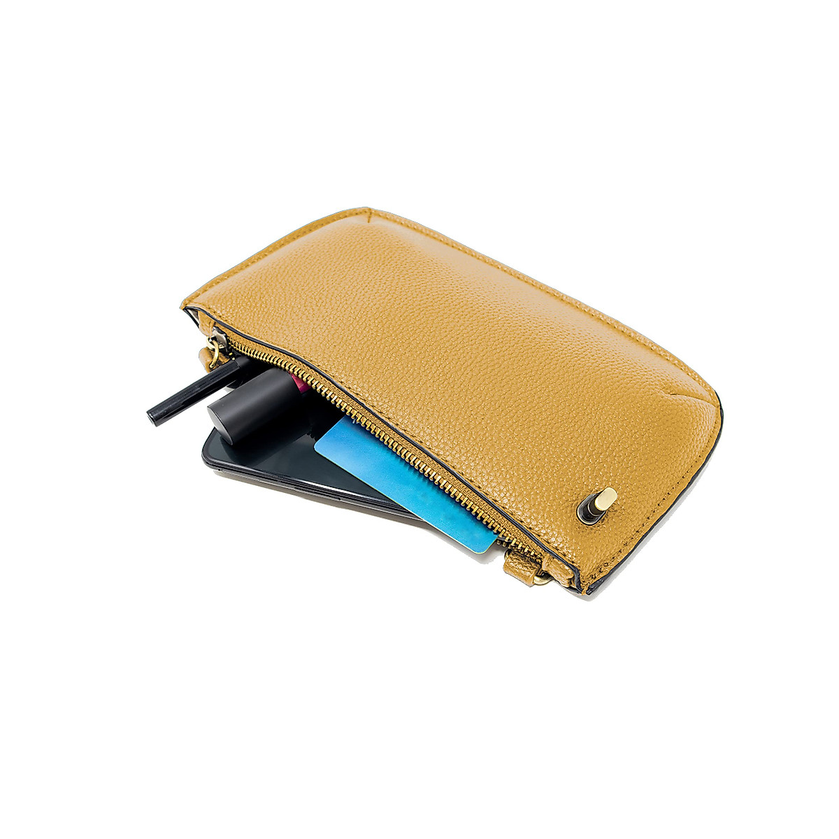 Joy Susan Women's Fashion Purse Mini Crossbody Wristlet Clutch Handbag - Butter