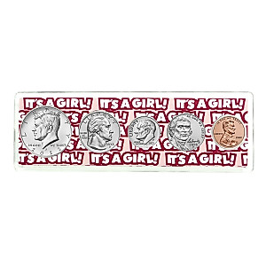2022 5 Coin Birth Year Set in"It's a Girl" Holder Uncirculated