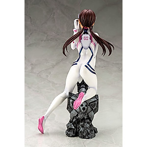 Kotobukiya Evangelion: 3.0+1.0 Thrice Upon a Time: Mari Makinami Illustrious (White Plugsuit Version) PVC Statue,Multicolor,PP981