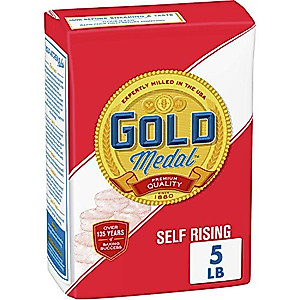 Gold Medal Premium Quality Self Rising Flour For Baking, 5 lb