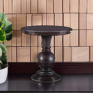 Powell 809-350 Espresso Round Accent Table 26"L x 26"W x 26"H