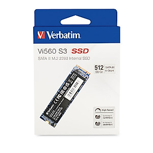 Verbatim 512GB SSD Vi560 Internal Solid State Hard Drive 3D NAND SATA III M.2 2280