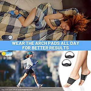 Acankn Plantar Fasciitis Night Splint: Adjustable Plantar Fasciitis Brace with Arch Support | Dorsal Night Splint for Plantar Fasciitis Women Men | Dual Effective Plantar Fasciitis Relief Achilles Tendonitis Foot Drop Heel Pain Black-Blue