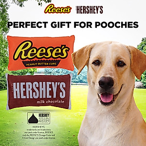 HERSHEY'S Dog Toys - Cute Puppy Toys, Chocolate Dog Chew Toy, Small Dog Toys, Candy Pet Toys, Squeaky Dog Toys for Small Dogs, Puppy Chew Toys, Plush Dog Toy Pack, Rope Toy Pack, Reese's Dog Chew Toy
