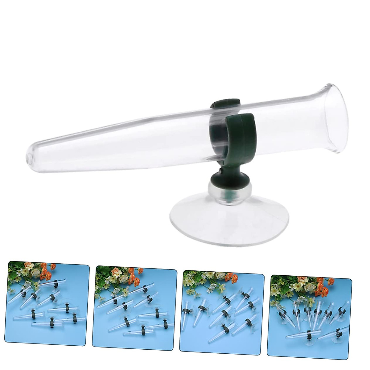 VILLFUL 16Pcs Floral Water Tubes for Fresh Arrangements Transparent Vials for Fresh Keeping and Plant Decoration