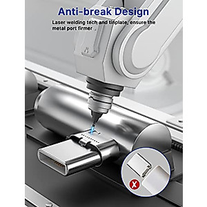 JSAUX 2Pack Right Angle USB C to 3.5mm Audio Adapter, Type USB C to Headphone Jack Dongle Aux Adapter Compatible with Samsung Galaxy S23 S23+ S23 Ultra, S22 S21 S20,iPad Pro, MacBook, iPhone15 - Grey